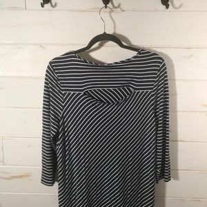 Chico's | Tops | Chicos Striped Long Sleeved Shirt | Poshmark